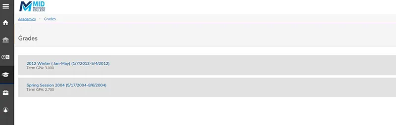 Checking Grades Guide | Mid Michigan College - Harrison, Mt. Pleasant, MI
