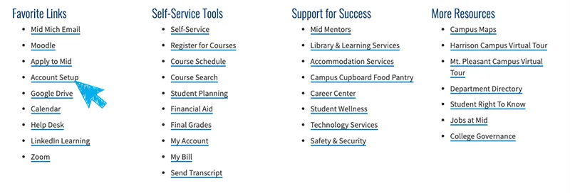 myMid Set Up Guide | Mid Michigan College - Harrison, MI