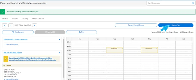 Self-Service Pathway/Timeline Guide | Mid Michigan College - Harrison ...