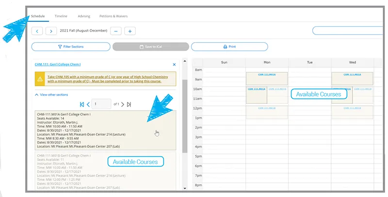 Self-Service Registration Guide | Mid Michigan College - Harrison, MI ...